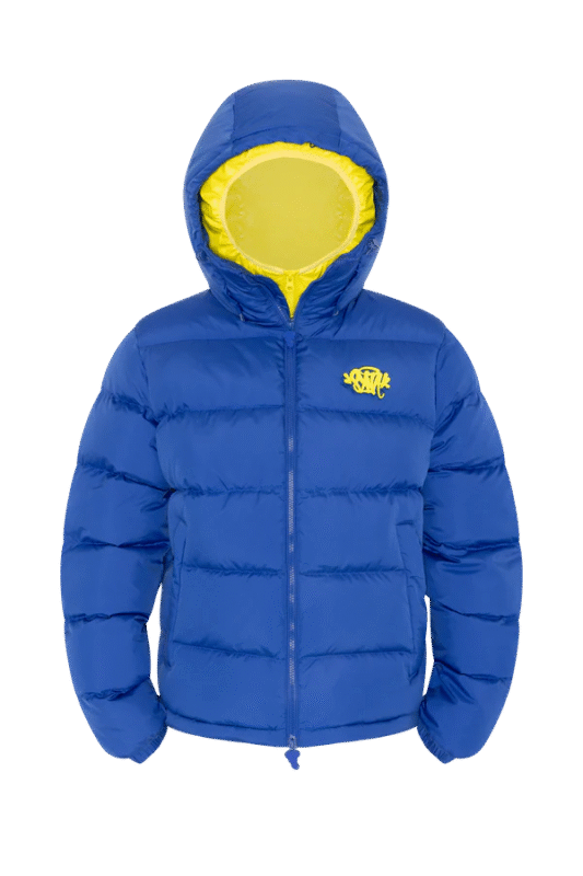 Syna World® Reversible Puffer Jacket – Blue/Yellow