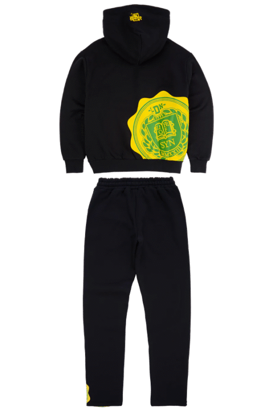Syna World College Tracksuit – Black/Yellow | Up To 25% Off