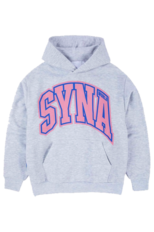 Syna World College Tracksuit – Grey/Pink | Limited Stock